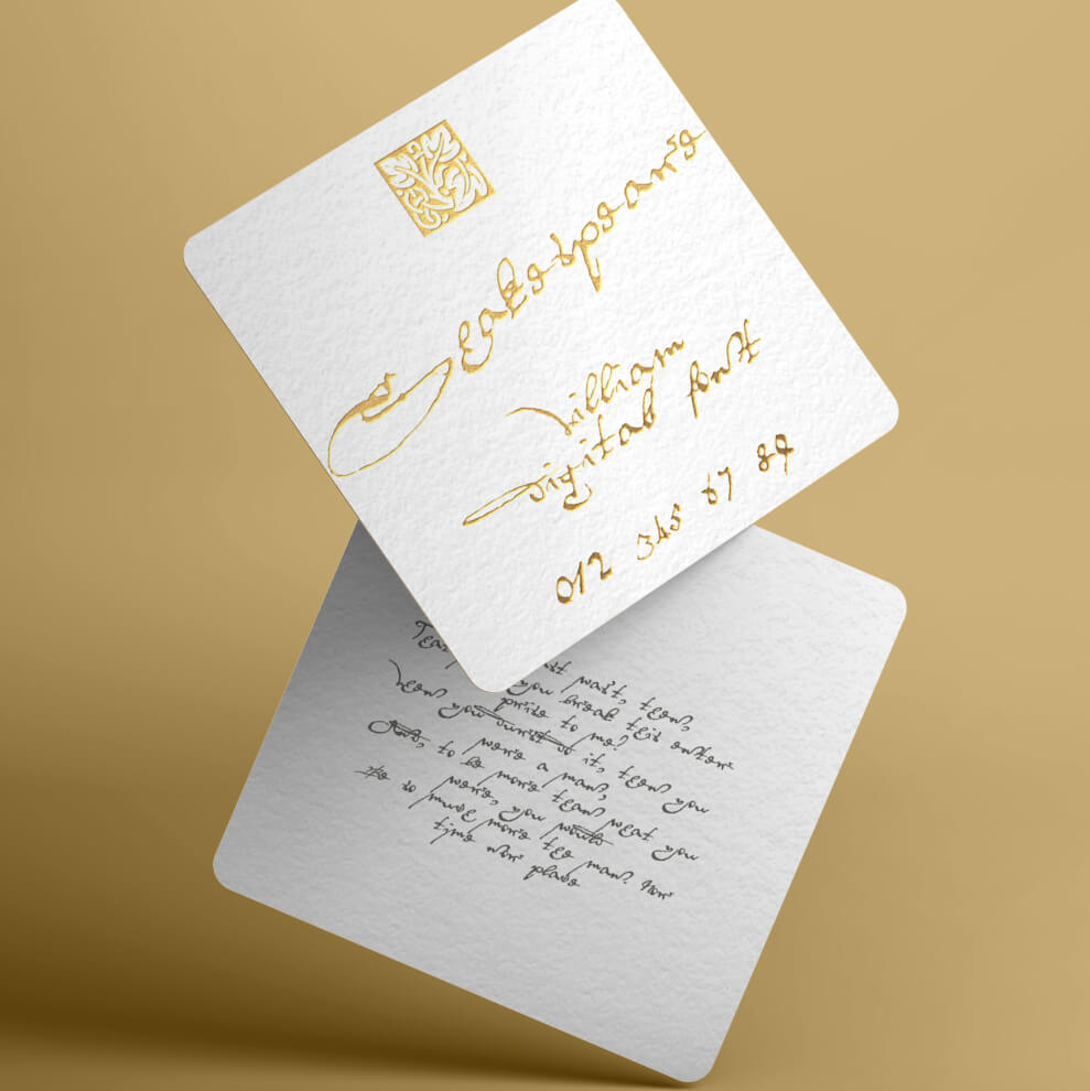 William Shakespeare's digital font - Flagon - Digital Products